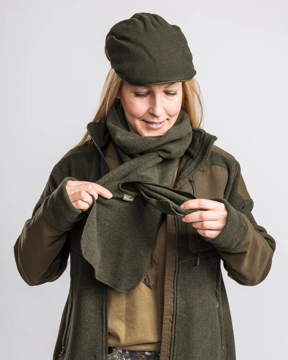 Pinewood Fleece Halstørklæde, Grøn – hellisen-outdoor